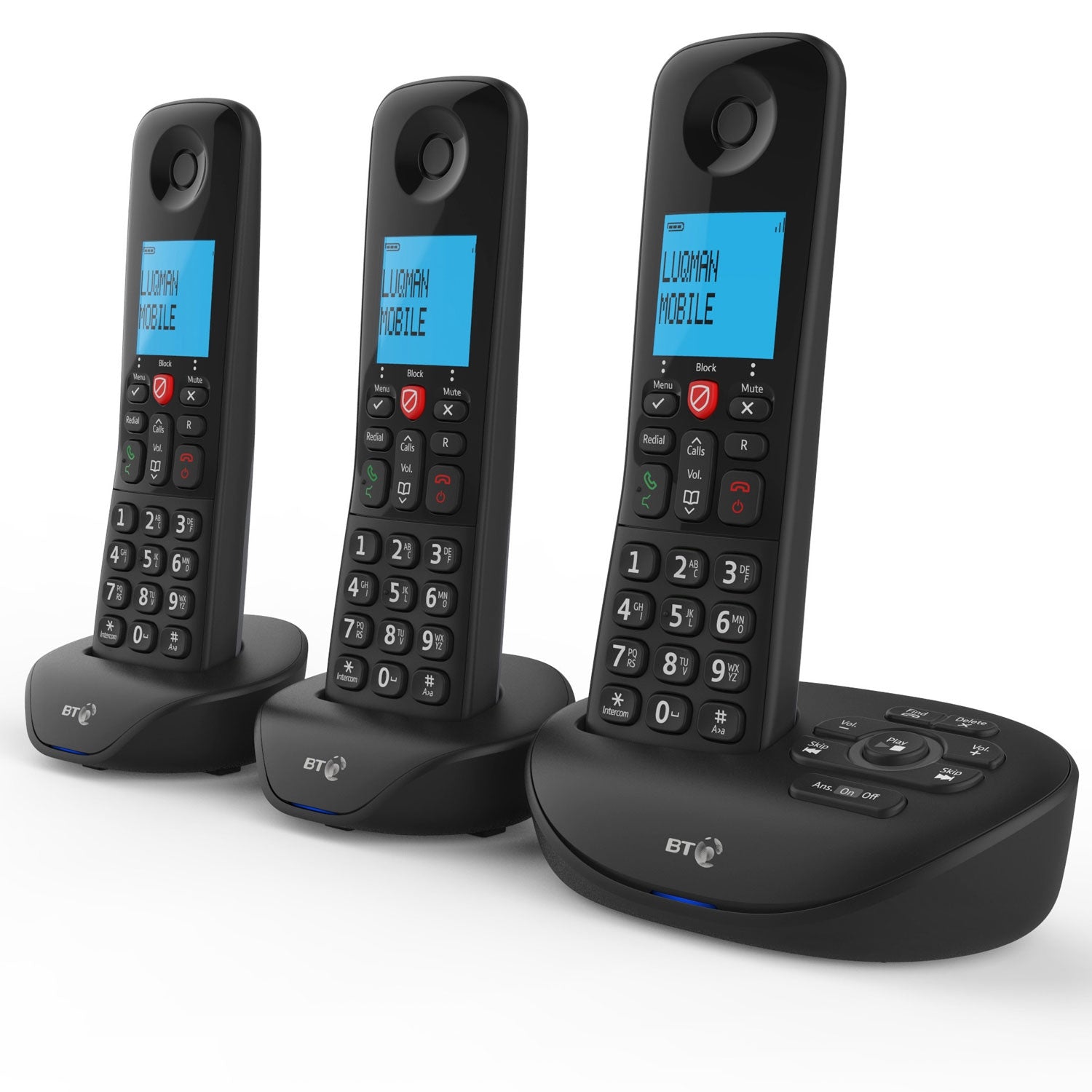 BT Essential Trio Phone with Call Blocking – liGo.co.uk