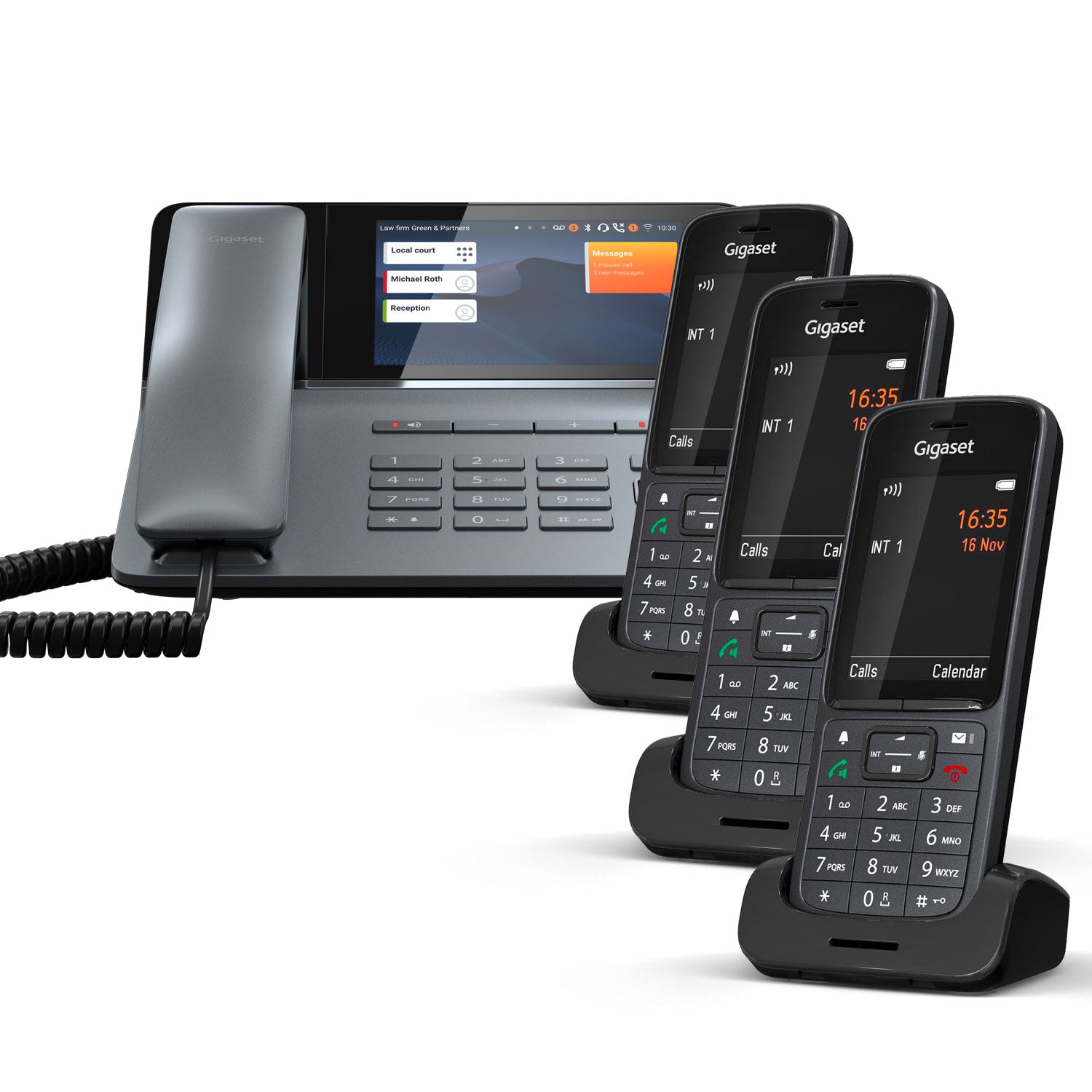 Gigaset Fusion FX800W Pro Bundle, Trio Handset - liGo – liGo.co.uk