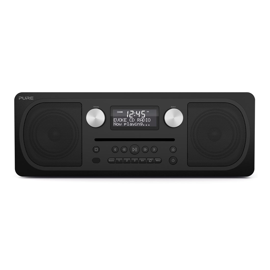 PURE Evoke C-D6 DAB/FM Radio & CD Player in Black – liGo.co.uk