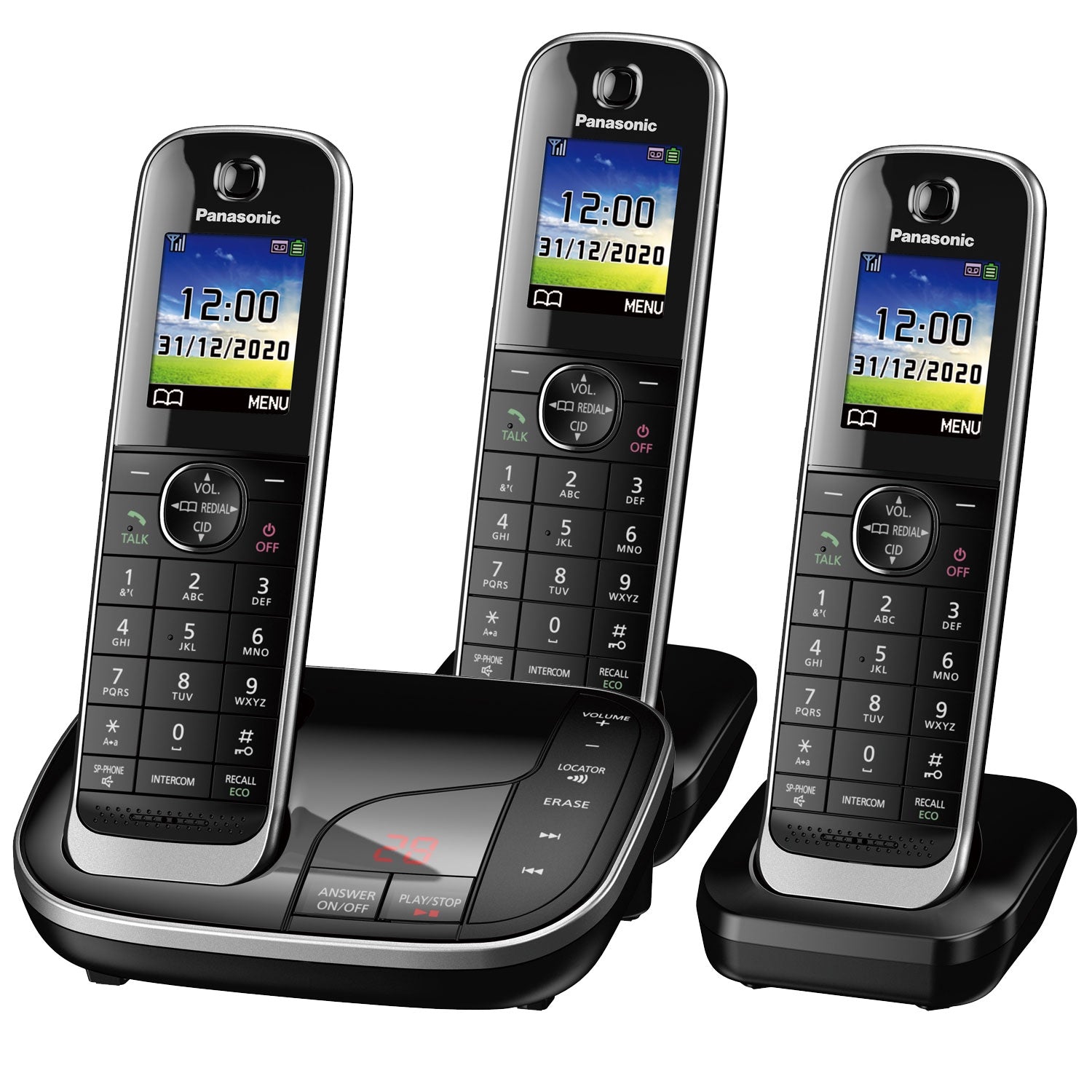 Panasonic KX-TGJ323EB Trio Cordless Phone – liGo.co.uk