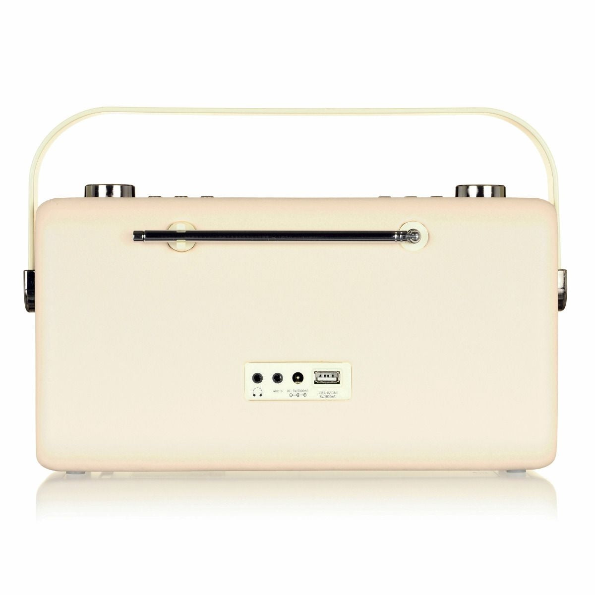 VQ Hepburn Portable Radio & Bluetooth Speaker, Cream – liGo.co.uk